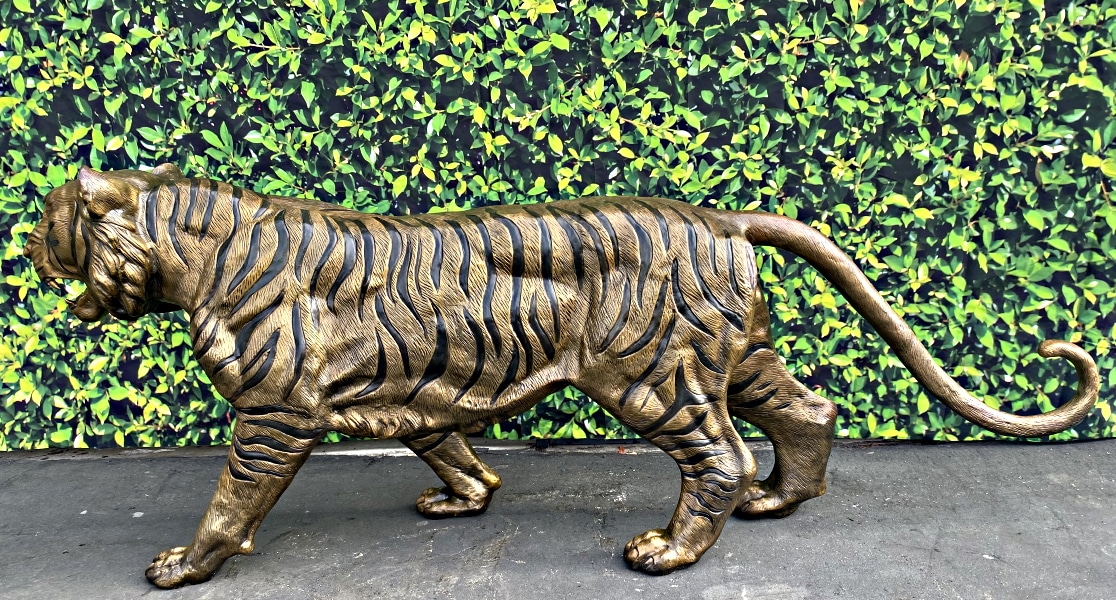 Bronze Tiger Mascot Statues - (Last Year's Prices)