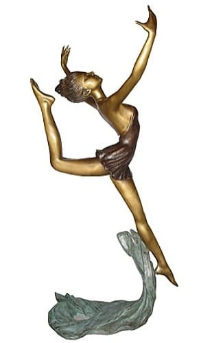 Bronze Gymnast Statue
